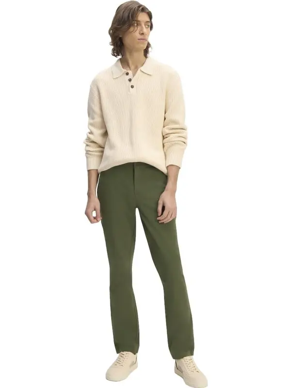 Everlane Performance Chino Pant - Uniform | Deep Moss Green | Slim